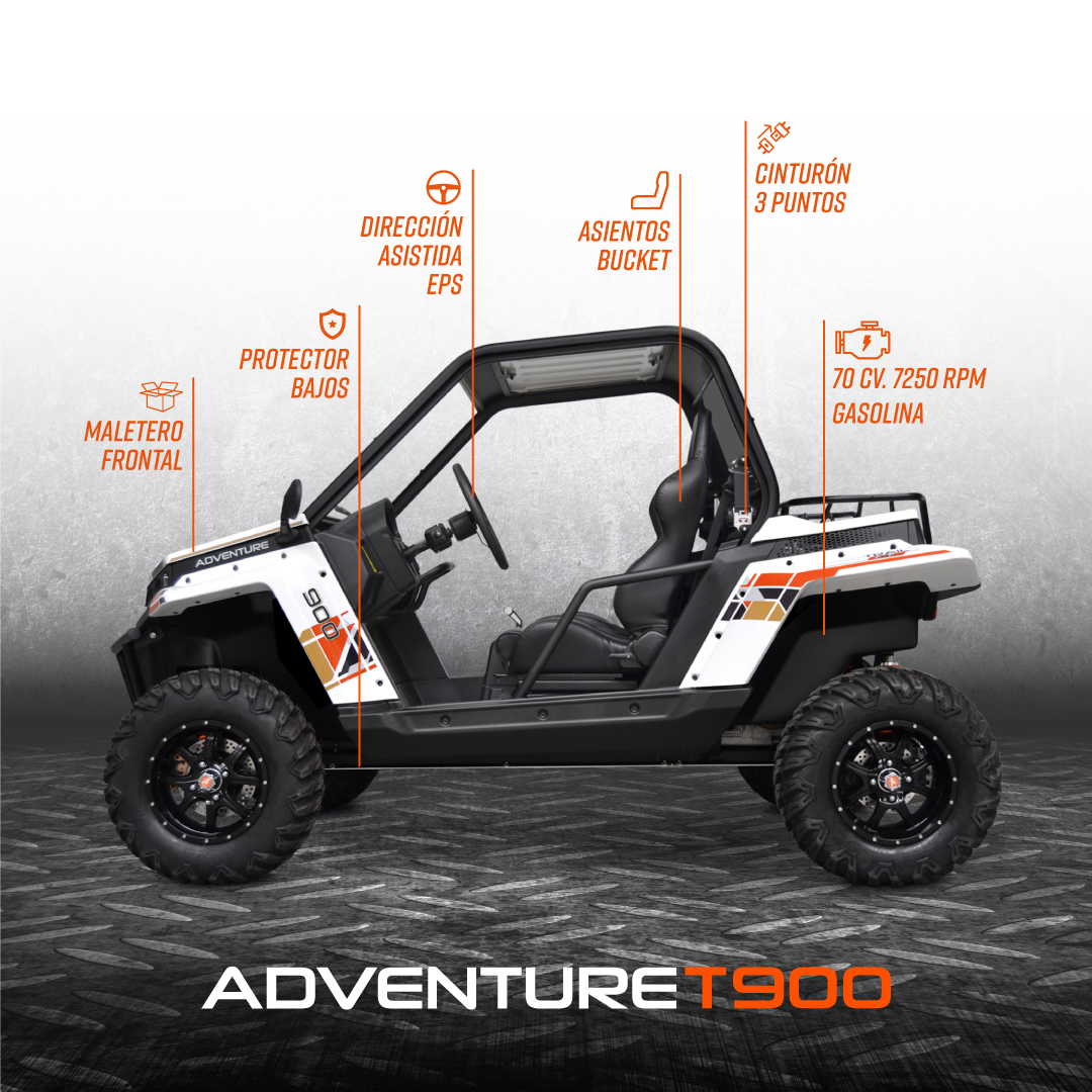 Todo sobre el Adventure T900: vive aventuras sin límites - CORVUS UTV